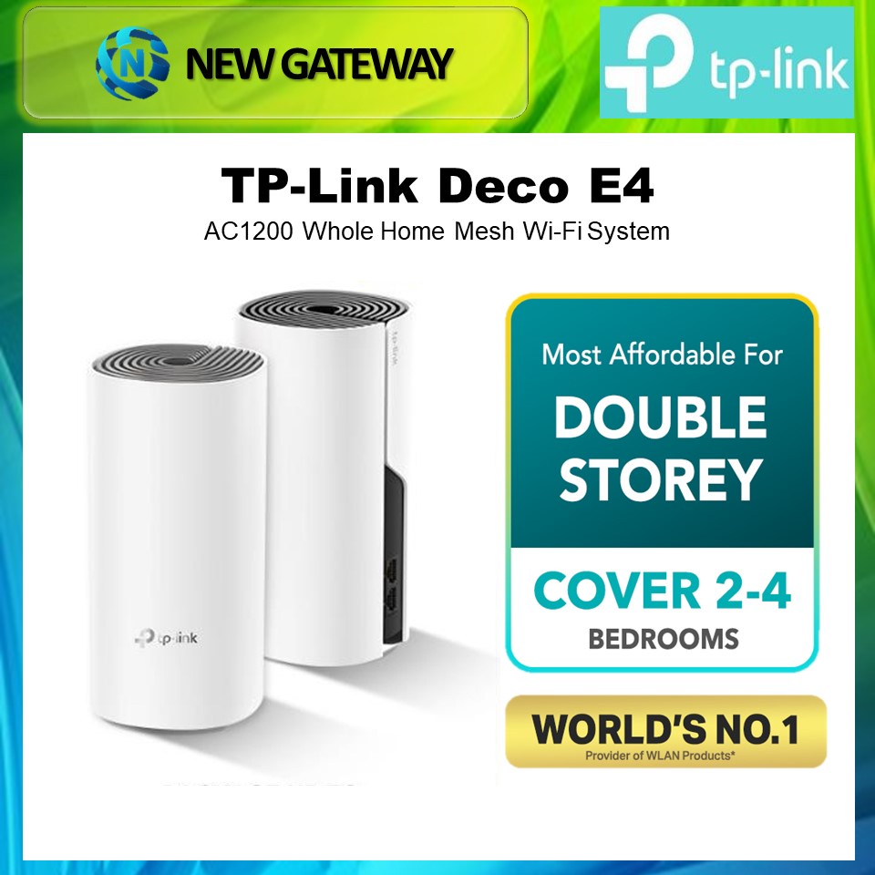 TP Link DECO E4 AC1200 Mesh Wifi Router | Can be use on house, office ...