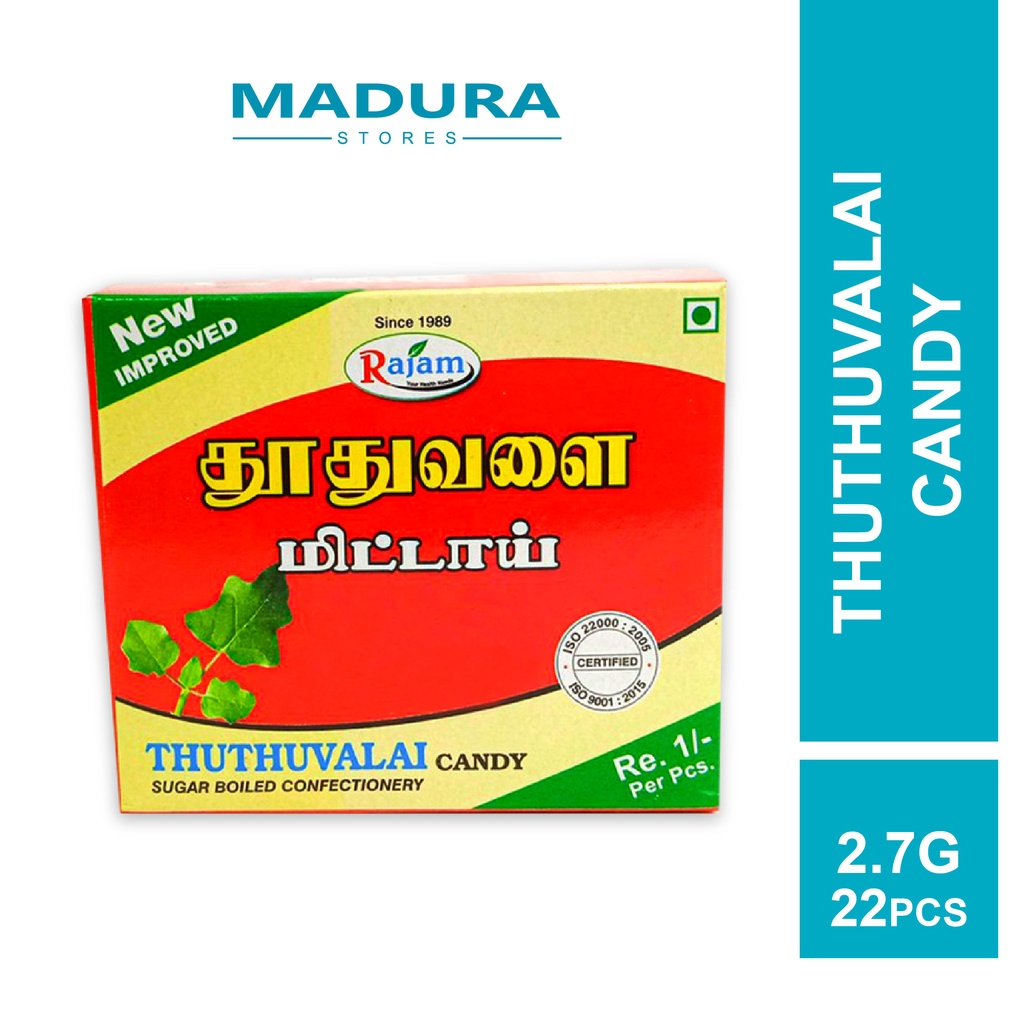 Rajam Thuthuvalai Candy 2.7g (22 pcs) | Shopee Malaysia