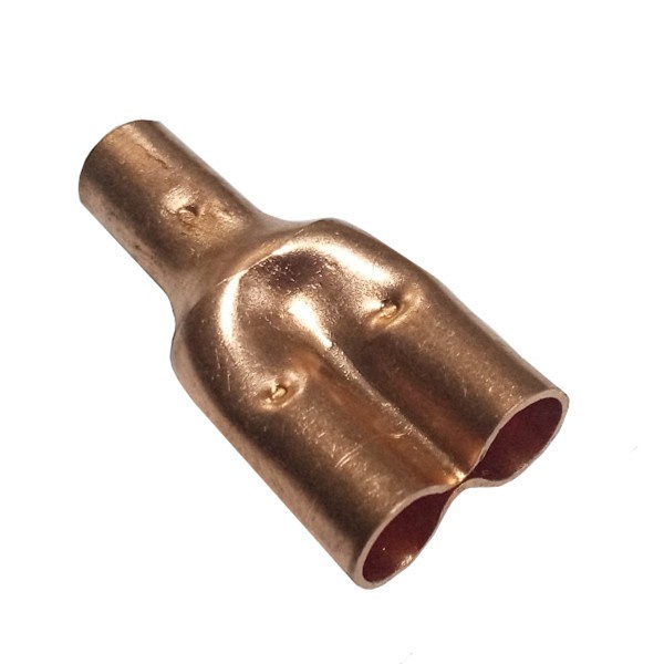 Y Fitting joint Welding Pipe Aircond copper tube splitter joint ...