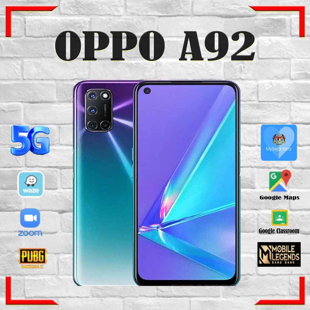 (FAST SHIPPING) 5G OPPO A92 (8GB/512GB) IMPORT MOBILE SET | Shopee Malaysia