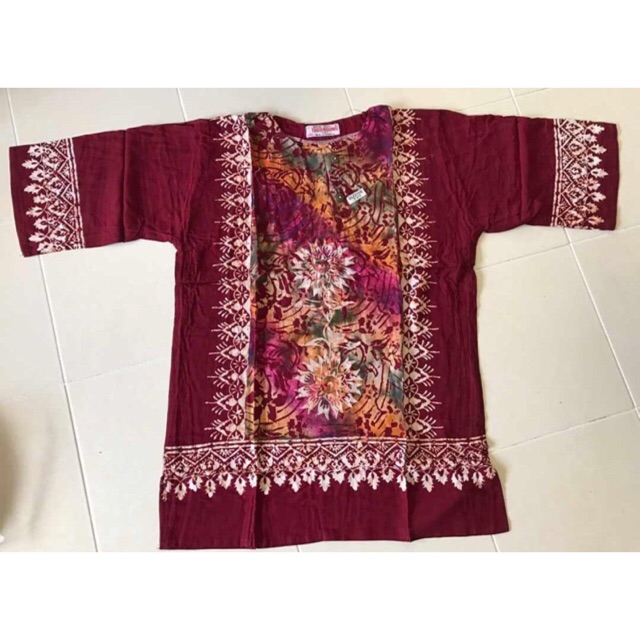 Blouse Batik Solo "Tugu Agung". | Shopee Malaysia