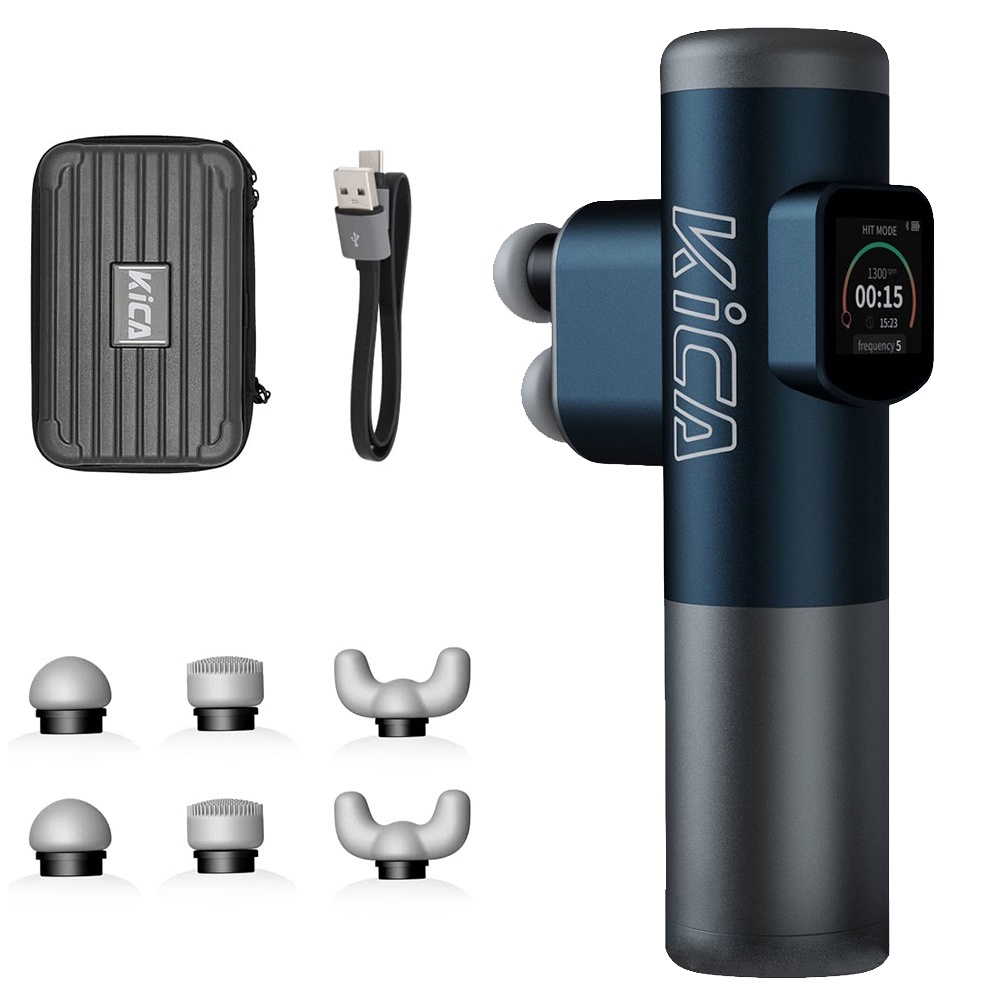 KICA Pro Double Head Massage Gun Smart Body Massager for Muscle Pain ...