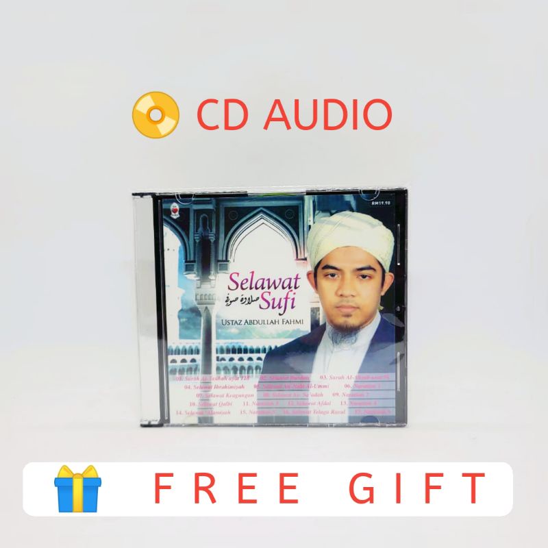 📀CD AUDIO SELAWAT SUFI 👳ABDULLAH FAHMI🎁 FREE GIFT | Shopee Malaysia