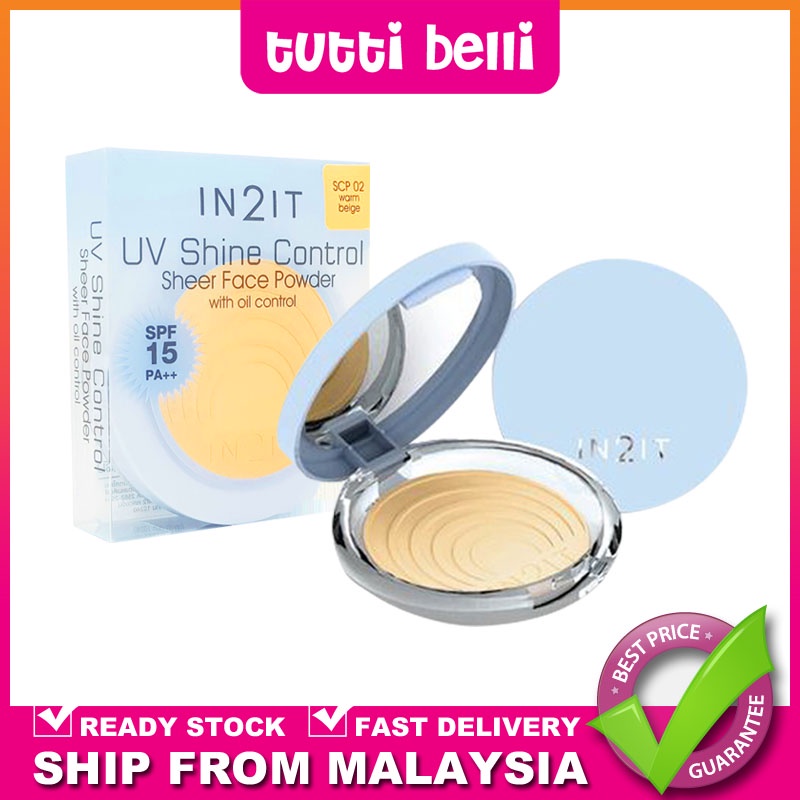 IN2IT UV Shine Control Sheer Face Powder With Oil Control SPF15PA ...