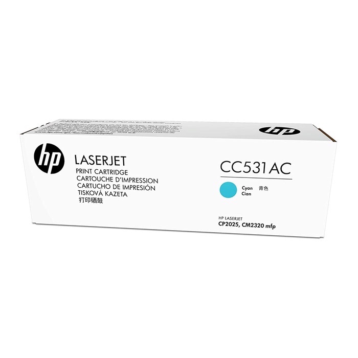 HP CC531AC Cyan Original LaserJet Toner Cartridge | Shopee Malaysia