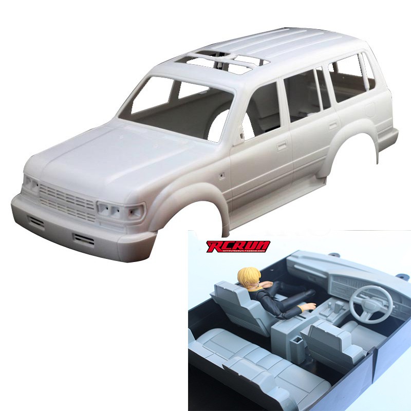 Classic Land Cruiser LC80 Body Shell 313mm 12.3inch Wheelbase for 1/10 ...