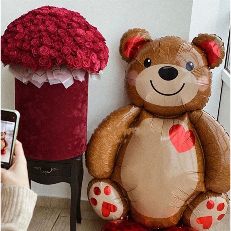 Big Bear Aluminum Film Balloon Large Size Cartoon Bear Party For ...