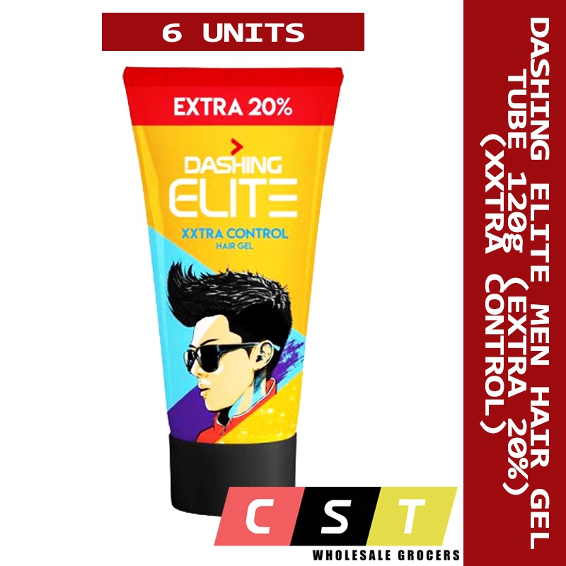 Dashing Elite Men Hair Gel Tube 120g (Extra 20%) X 6 UNITS | Shopee ...