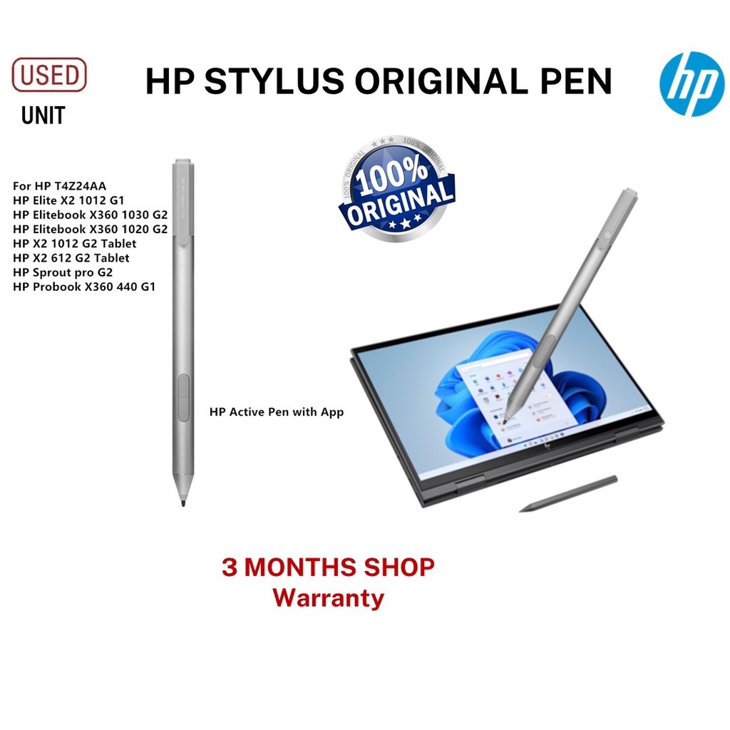 HP ORIGINAL PEN ALL HP MODEL HP Elite X2 612 1012 G2 G1 EliteBook x360 ...