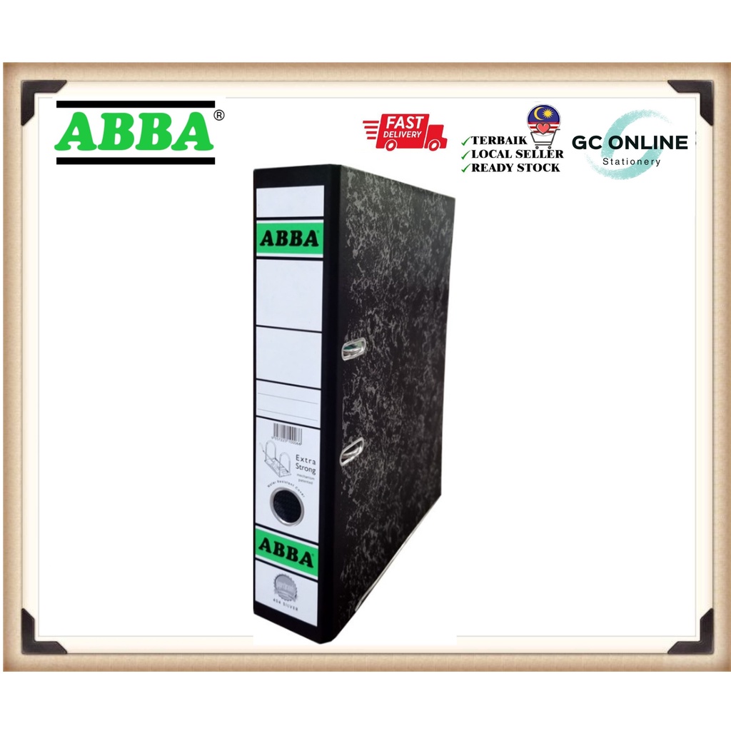 ABBA Silver 3" Arch File 404 / 2" Arch File 406 / Fail Kulit Tebal ...