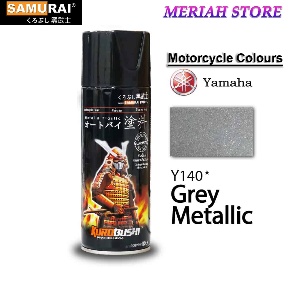 Samurai Y140 Yamaha Gray Metallic Aerosol Spray Paint 400ml | Shopee ...