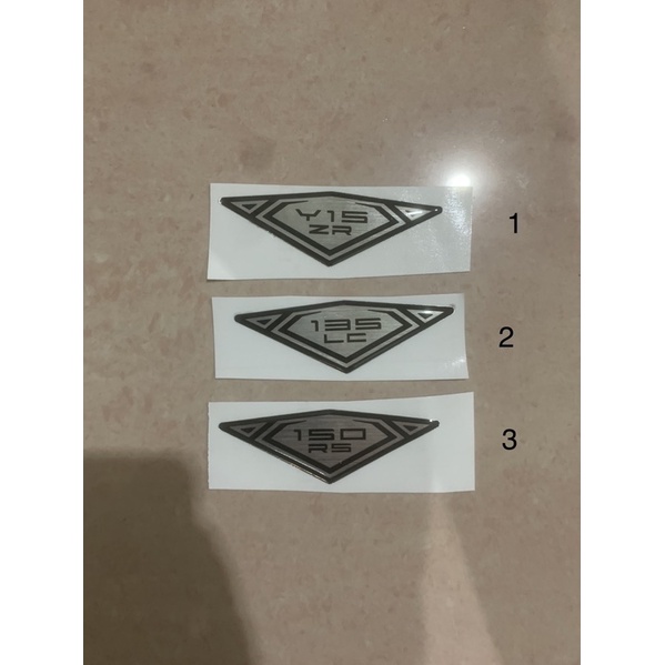 yamaha /Honda lc135 y15 rs150 sticker emblem logo timbul epoxy sticker ...
