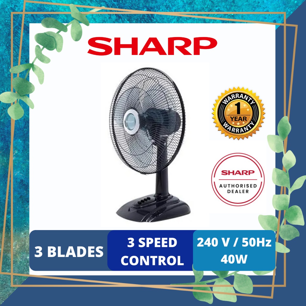 SHARP 16” TABLE FAN KIPAS MEJA PJT169GY | Shopee Malaysia