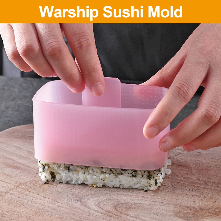 Non-Stick Musubi Maker Press: Non-Toxic Onigiri Sushi Rice Mold with ...
