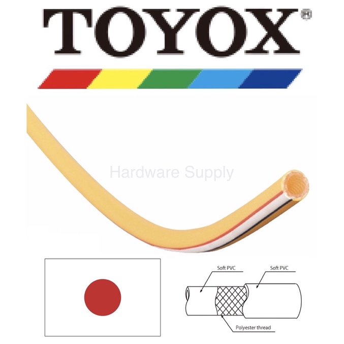 TOYOX JAPAN 8.5mm Pressure Hose / Air Hose ( PRICE PER METER ) | Shopee ...