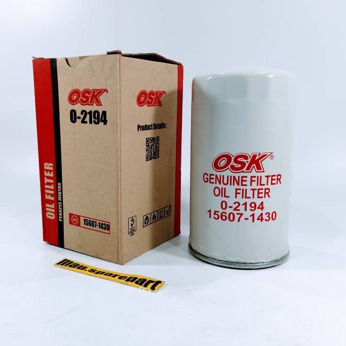 OSK OIL FILTER HINO O/F 15607-1430 (O-2194) | Shopee Malaysia