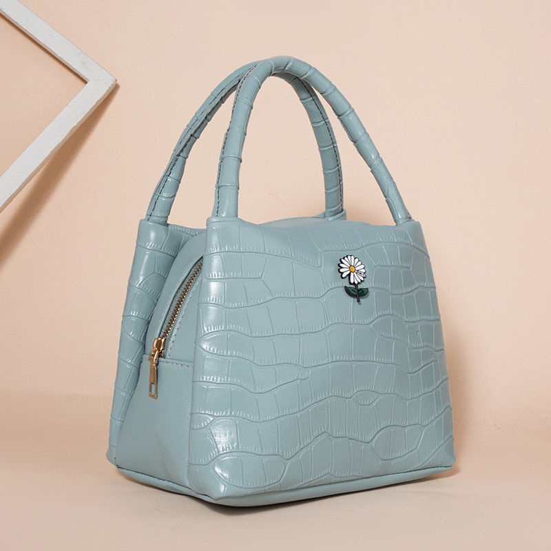 Versi Korea Beg Tangan Fesyen Beg Tangan Buaya Kulit Tebal Kapasiti ...