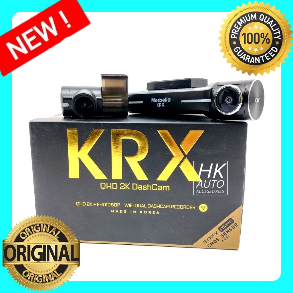🌟🌟 Ready Stock 🌟🌟 Marbella KR X PRO 2CH QHD+FHD 2K Front/Back WIFI ...