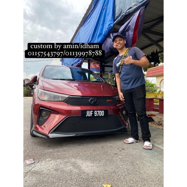PERMASANGAN PNP SAHAJA HONEYCOMB GRILL PERODUA BEZZA 2020 HINGGA 2023 ...