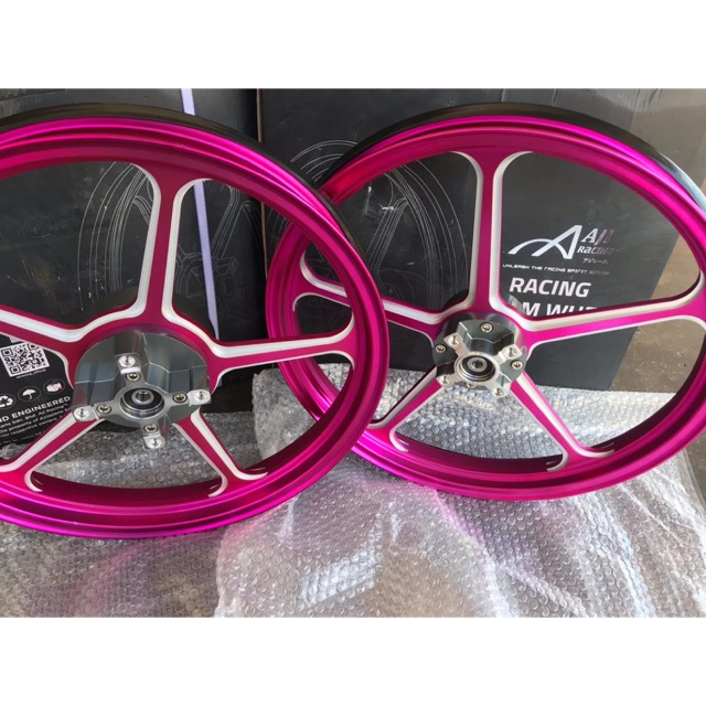 🔥Ready Stock🔥Custom Hub Aji Racing Sport Rim FG505 with Bearing | Shopee Malaysia