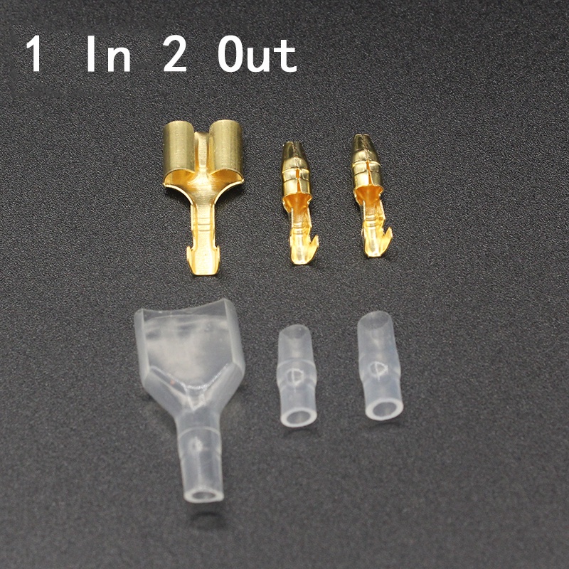 2.8/4.8/6.3 Box Mixed Set Terminal Terminal Male Female Butt Joint ...