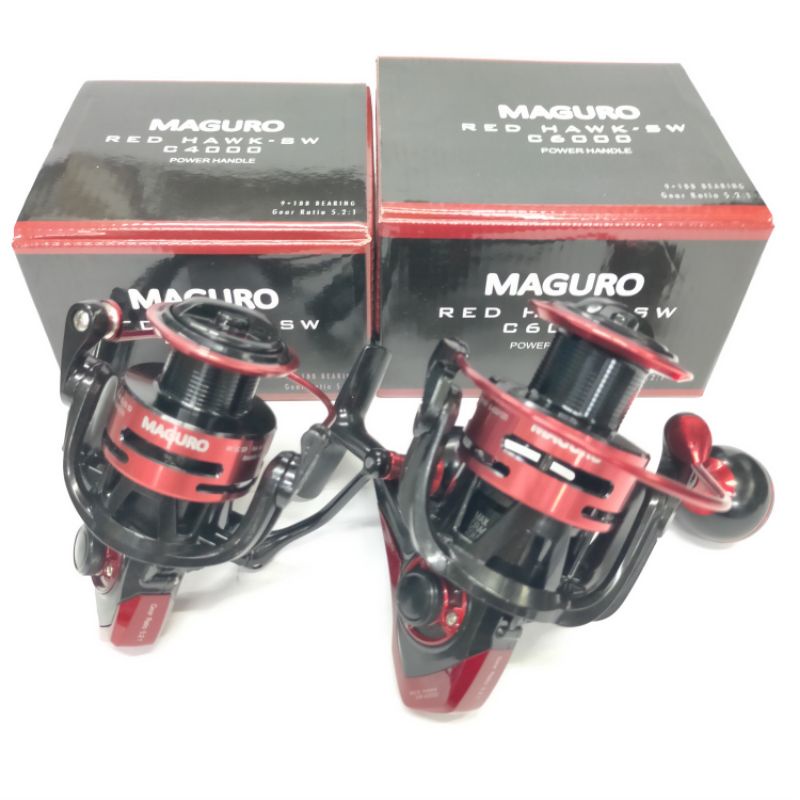 MAGURO RED HAWK SPINNING REEL | Shopee Malaysia