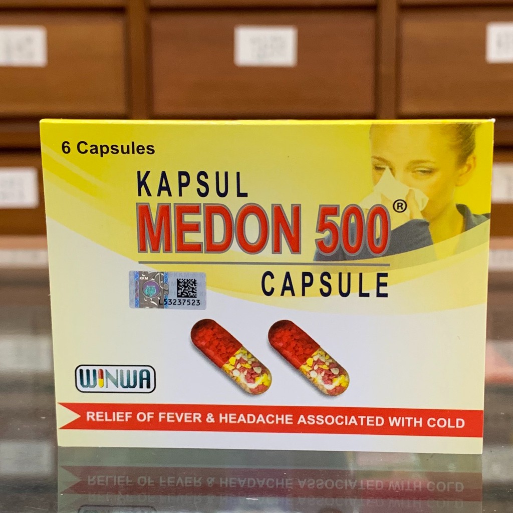 WINWA Kapsul Medon 500 capsule 美通伤风丸(6 capsule) | Shopee Malaysia