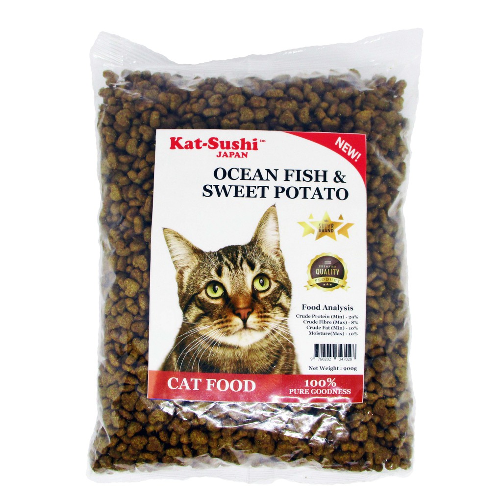 🔥 Makanan Kucing / Cat Food 🔥 - Ocean Fish & Sweet Potato 900g | Shopee ...