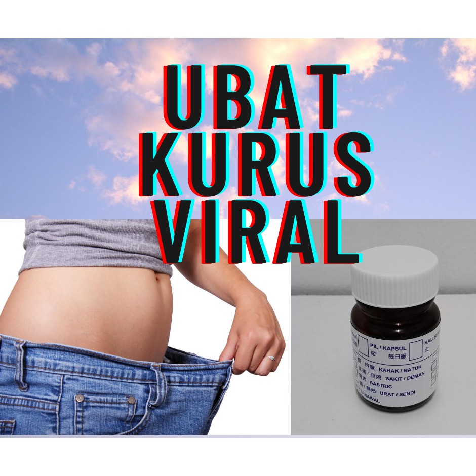 Ubat Kurus Viral | Pil Kurus ORIGINAL 💯 TIADA KESAN SAMPINGAN BUAH PINGGANG 📢📢📢 | Shopee Malaysia