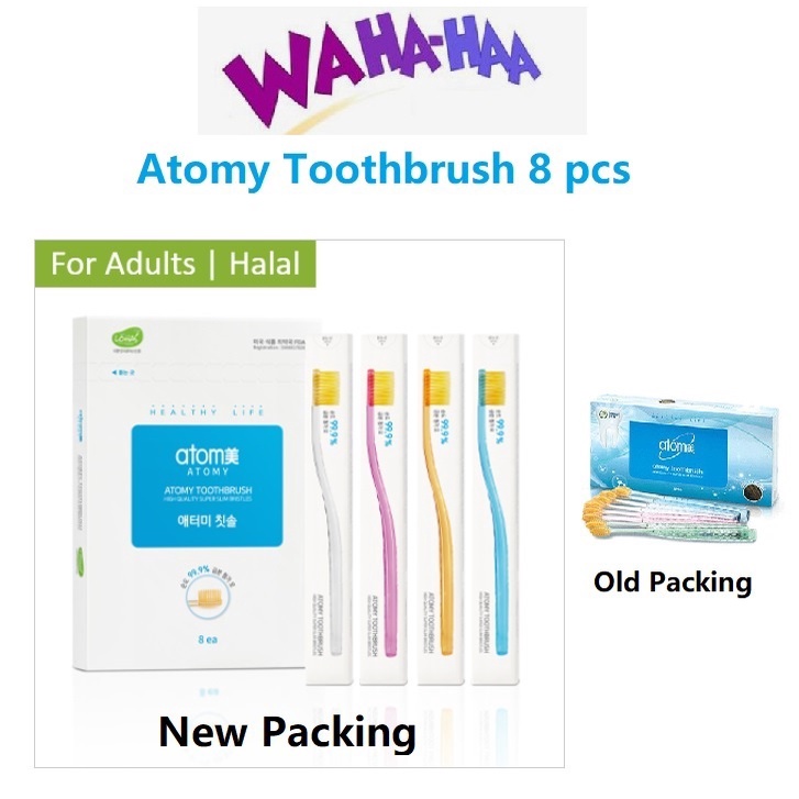 Atomy Toothbrush 🚀 High Quality Anti-Bacteria Brush x 1box (8 pieces ...