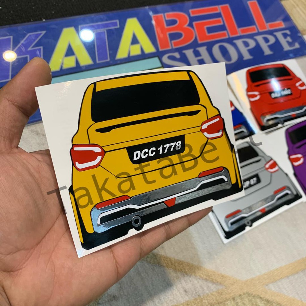 Sticker bontot persona new/sticker persona/sticker belakang persona ...