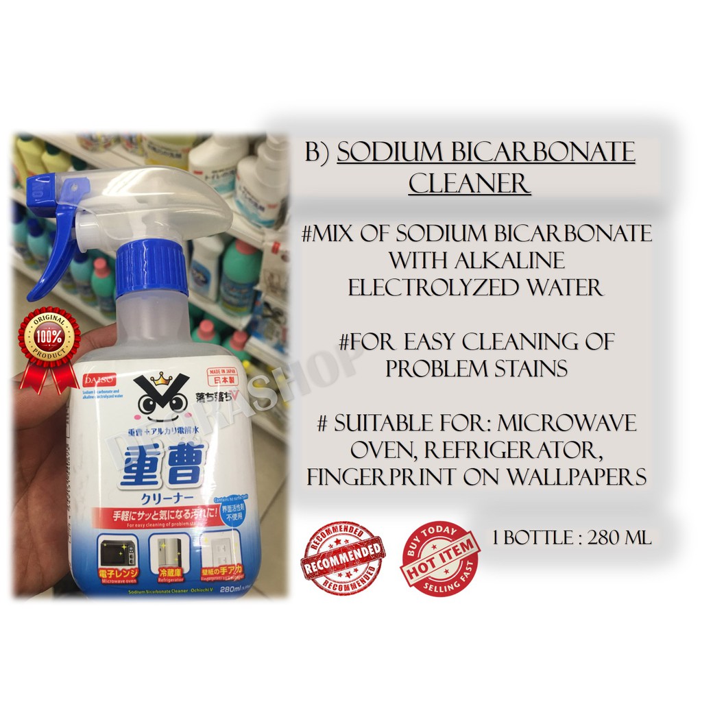 Ready Stock!!!🔥🔥Daiso SODIUM BICARBONATE CLEANER Easy Cleaner 280ml🔥 ...
