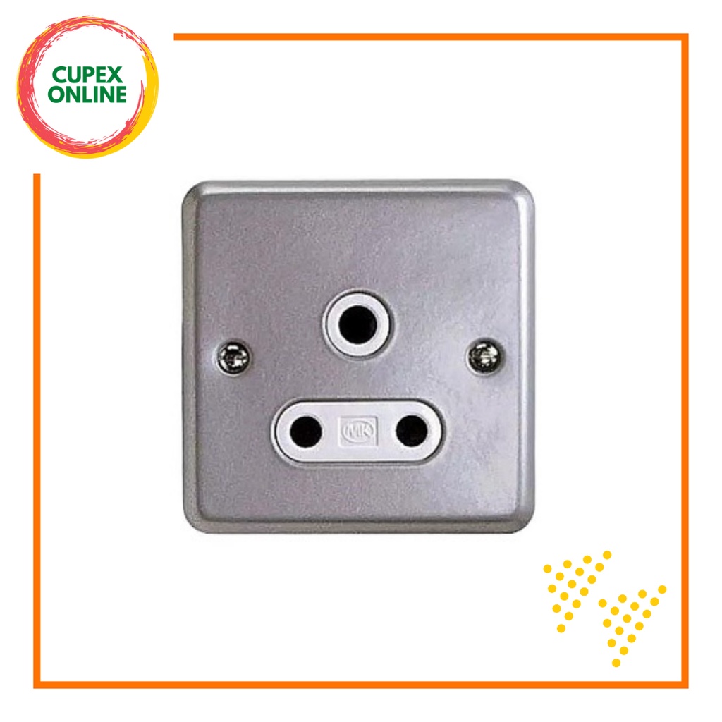 MK G2873 ALM Metalclad Plus Shuttered Switched Socket Outlet 1G 15A ...