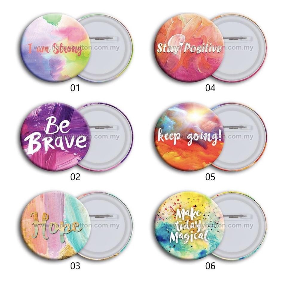 Button Badge - Quotes (Collection) | Shopee Malaysia
