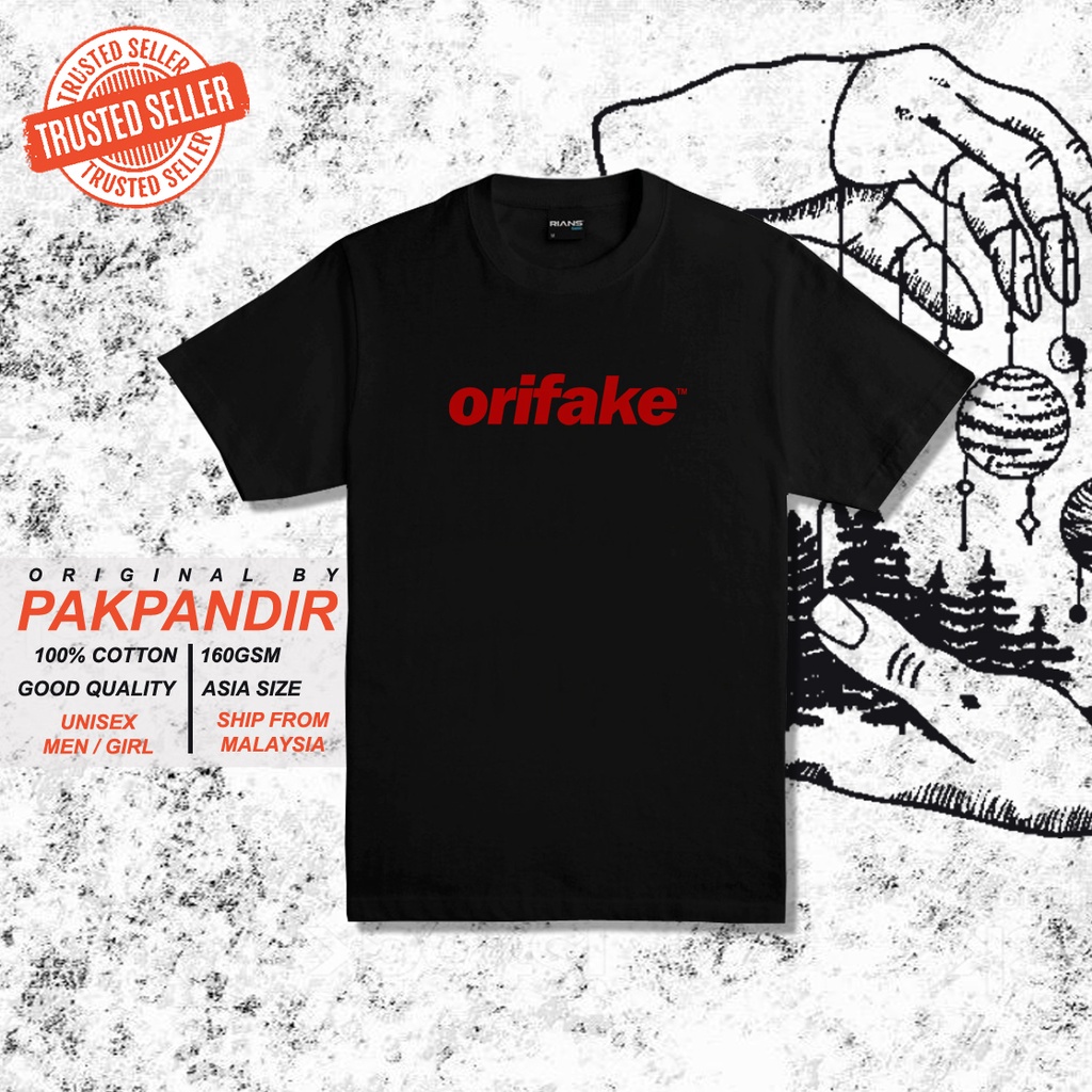 ORIFAKE TSHIRT 100% COTTON / READY STOCK MALAYSIA | Shopee Malaysia
