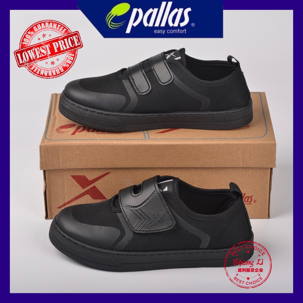 025Bk - Pallas X-Series Kasut Sekolah Hitam Original | Shopee Malaysia