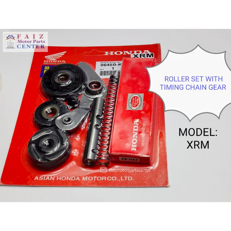 MOTORCYCLE ROLLER SET WITH TIMING CHAIN GEAR for XRM,WAVE 125,CD110 ...