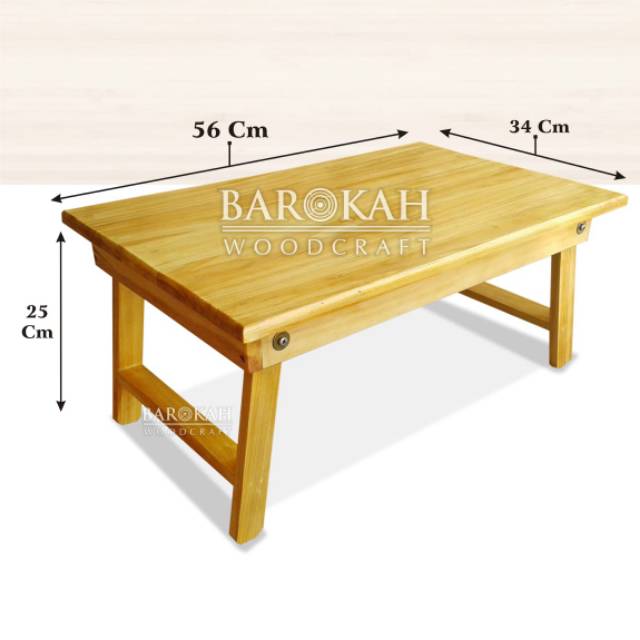 KAYU Folding table, laptop table, solid pine study table | Shopee Malaysia