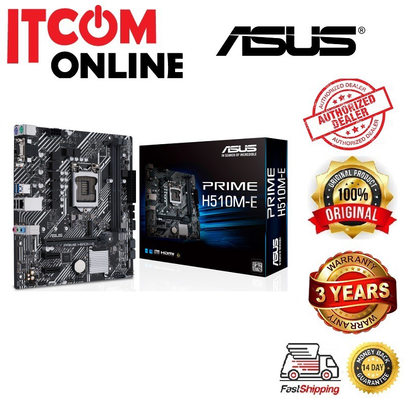 ASUS H510M-E PRIME DDR4 SOCKET 1200 MOTHERBOARD | Shopee Malaysia