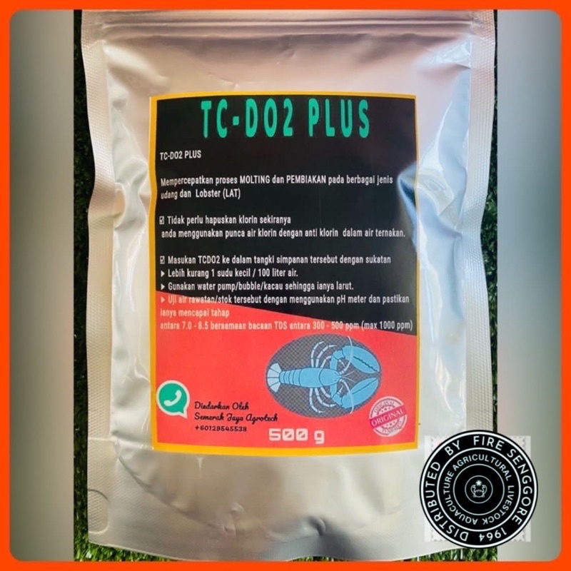 [500g] TC-DO2 Plus/Mineral Lobster Baby Shrimp/Water Treatment/Anti Klorin Ammonia/Water ...