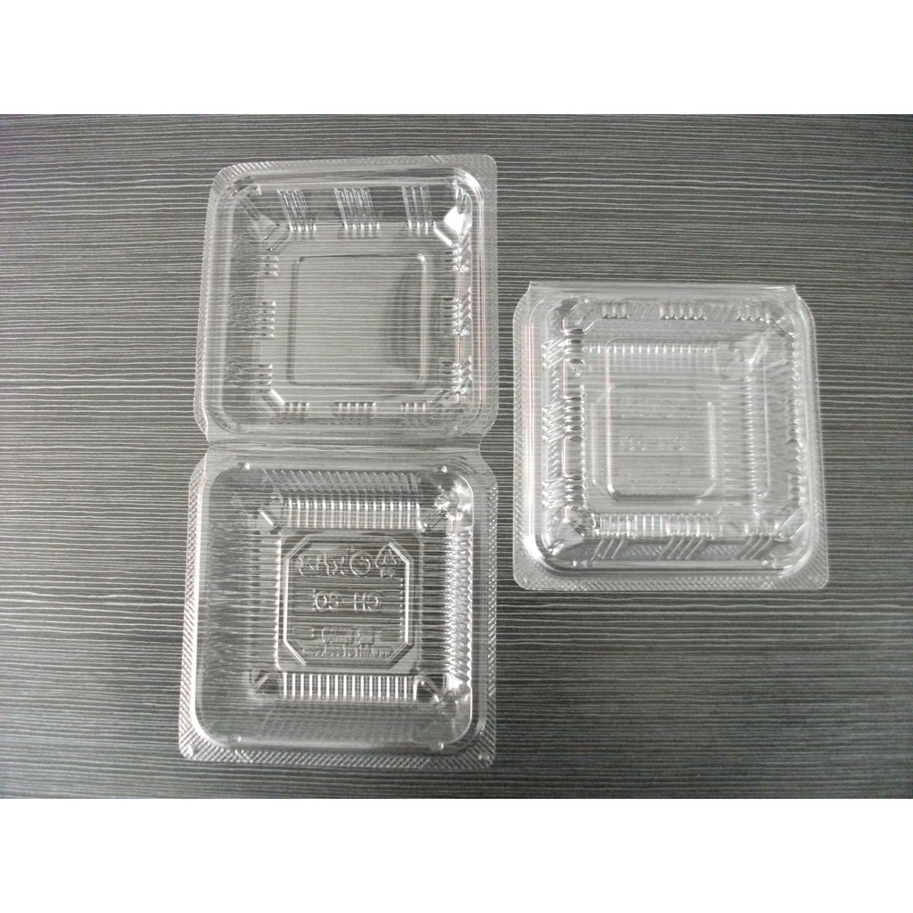 Square Transparent Container Food Pack -50pcs | Shopee Malaysia