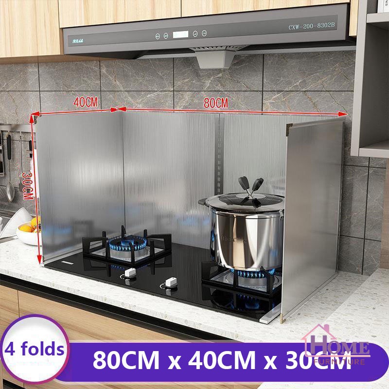 🍁Ready Stock🍁Kitchen oil stopper/stainless steel oil stopper/gas stove ...