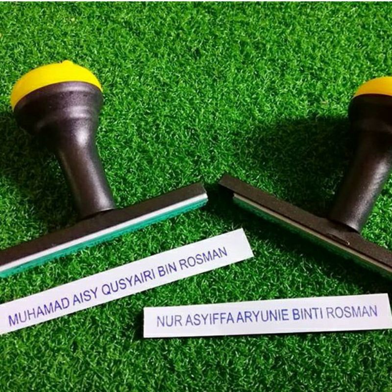 🔥MURAH🔥 COP NAMA PELAJAR RUBBER STAMP COP NAMA BUKU SEKOLAH | Shopee ...