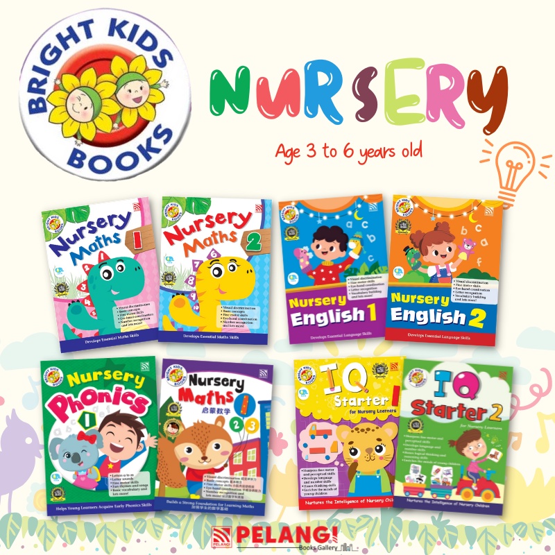 Pelangi Preschool Workbook Bright Kids Nursery Series | Shopee Malaysia