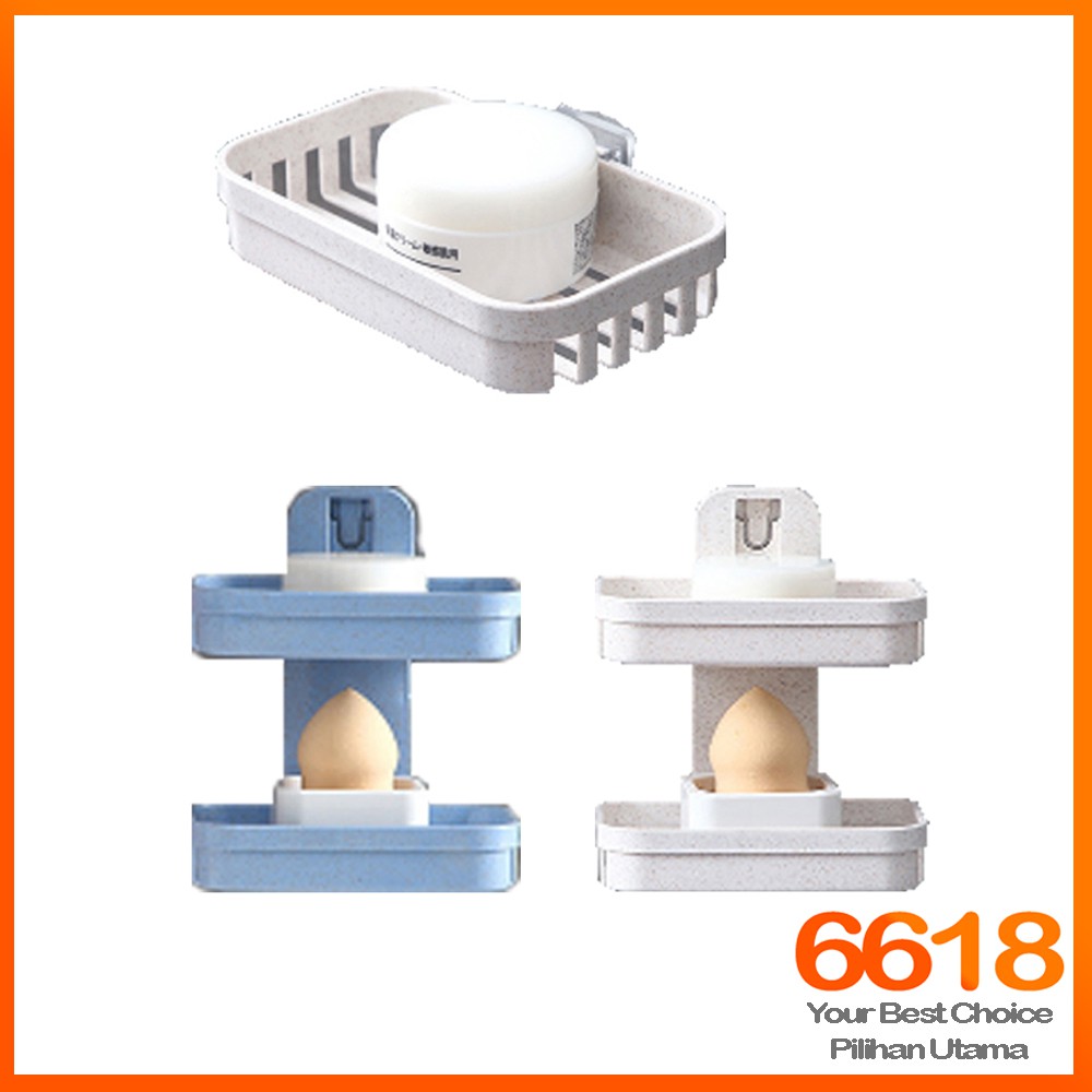 Rak Pemegang Sabun Rak Sabun Bilik Mandi DIY Bathroom/Kitchen Wall ...