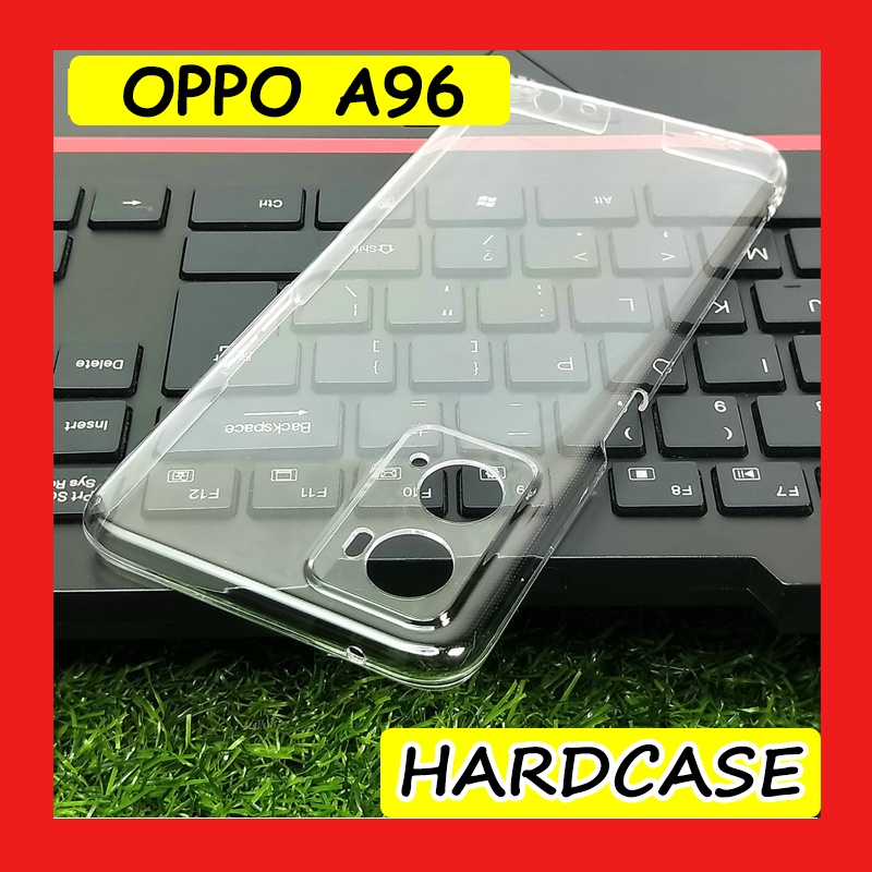 Oppo A96 - Clear Hard Case Hard Clear Mica Transparent Cover Casing ...