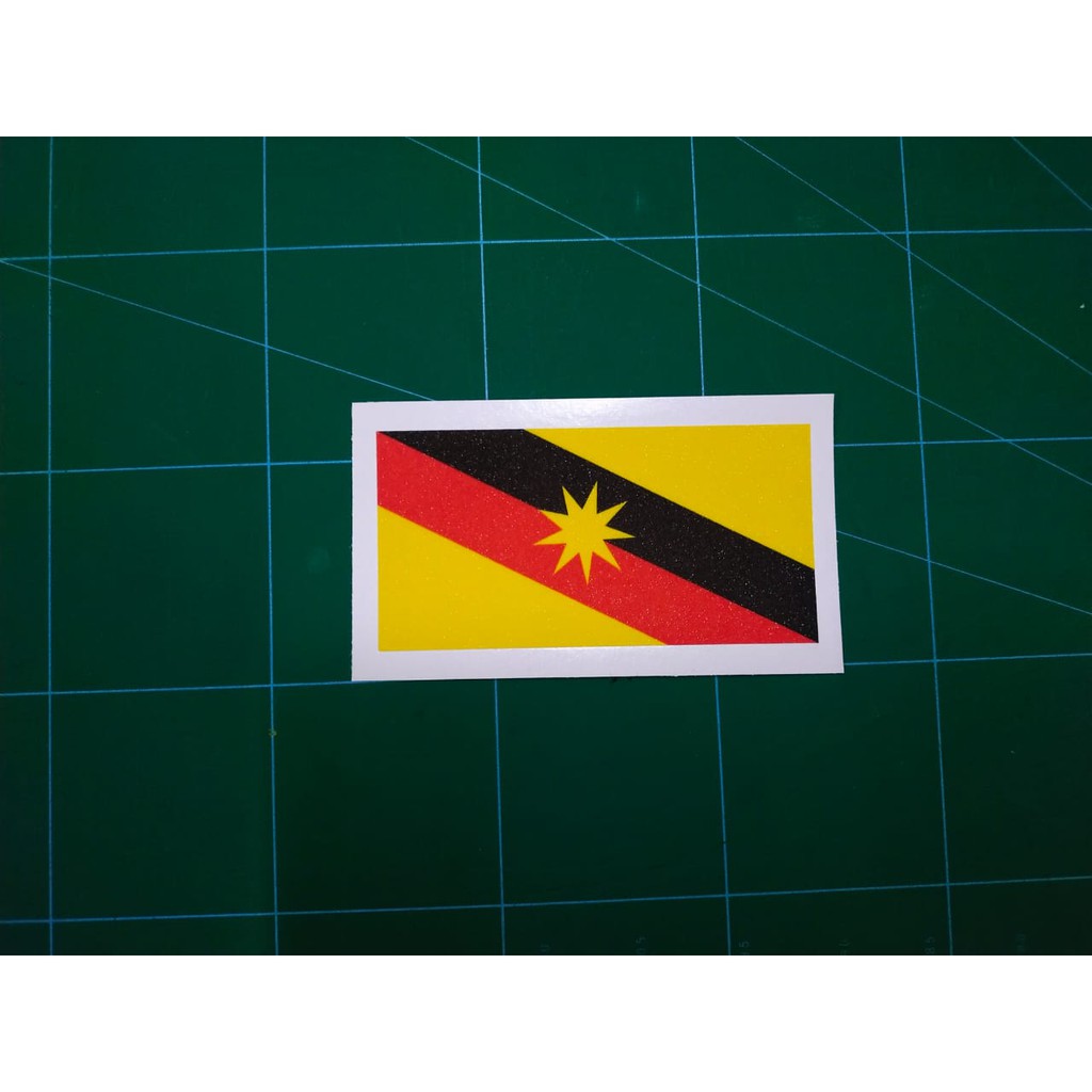 code47 - 10x5cm - STICKER BENDERA NEGERI DI MALAYSIA WATERPROOF - READY ...