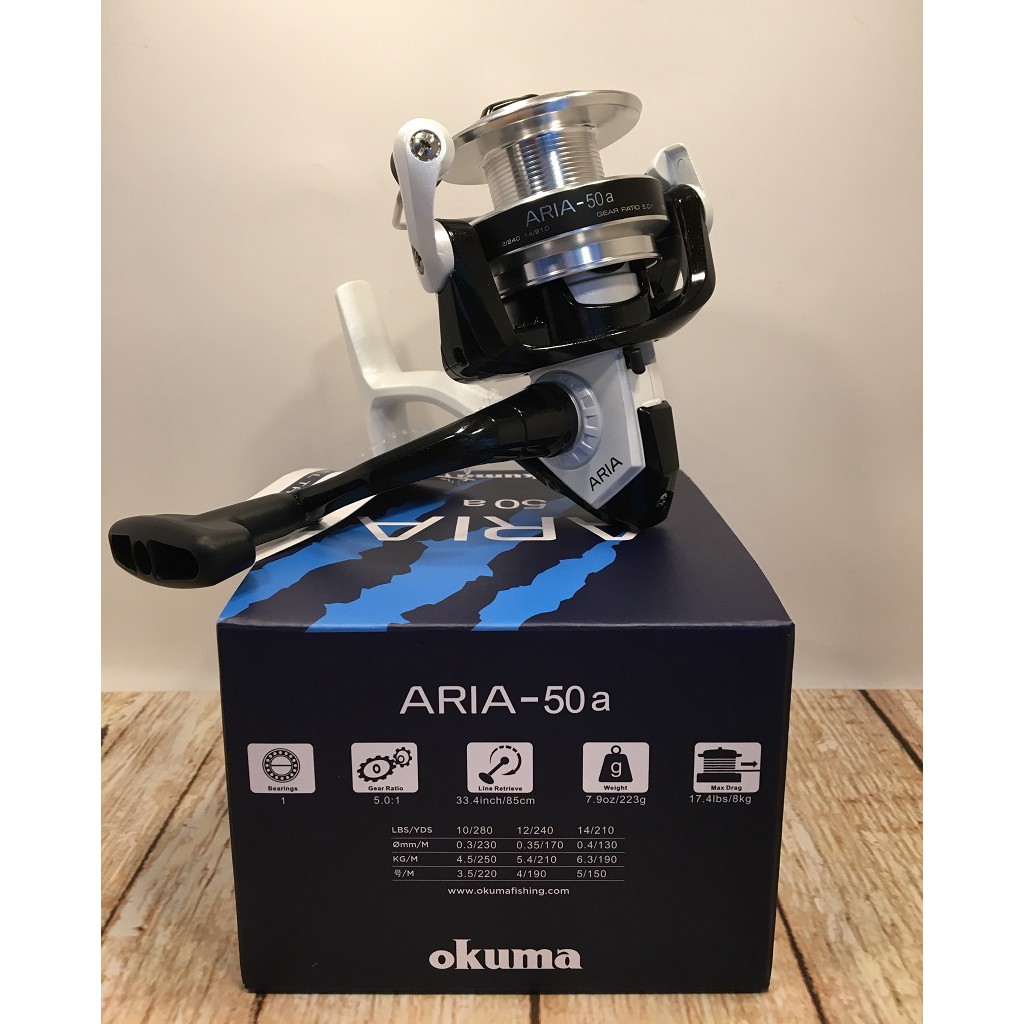 * Okuma Reel * Aria Aria Spinning Wheel Type Reel 20.30.40 50 size ...