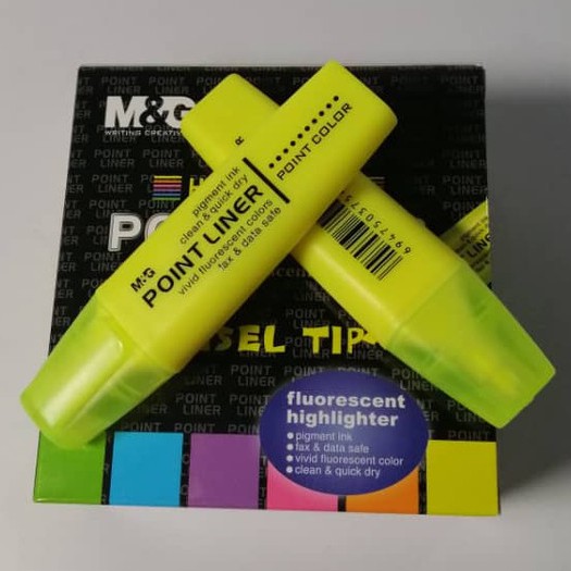 🔥M&G🔥 Point Liner Fluorescent / Fluorescent Highlighter Pen / Textliner ...