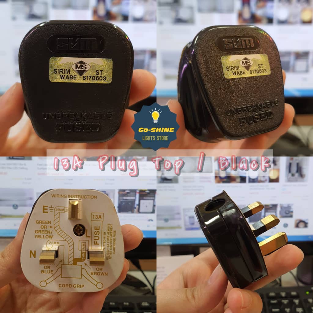 13A Plug Top & 3 way Adaptor // Sirim Approved // MK646 / MK650 / MK654 ...